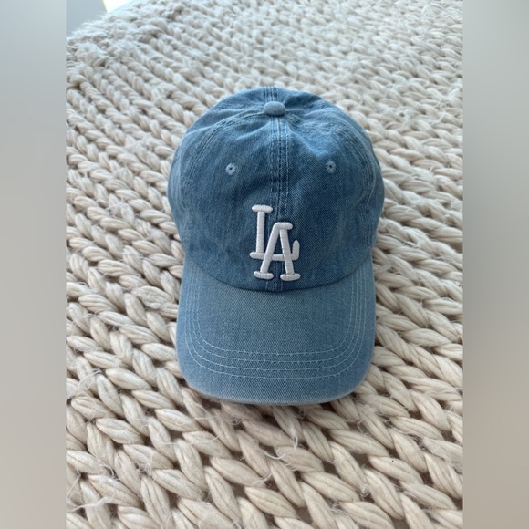 LA | Accessories | New Clear Blue Denim Jeans La Cap Hat 0 Cotton One ...